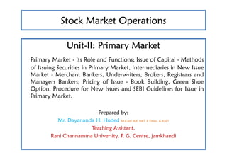 Primary market | PDF