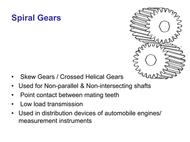 Unit ii spiral gears | PPT | Free Download