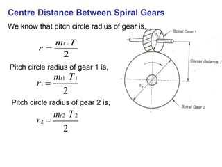 Unit ii spiral gears | PPT
