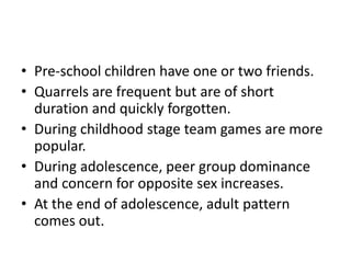 Unit ii stages and dimensions of development of children | PPTX