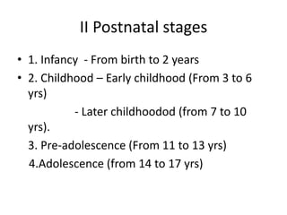 Unit ii stages and dimensions of development of children | PPTX