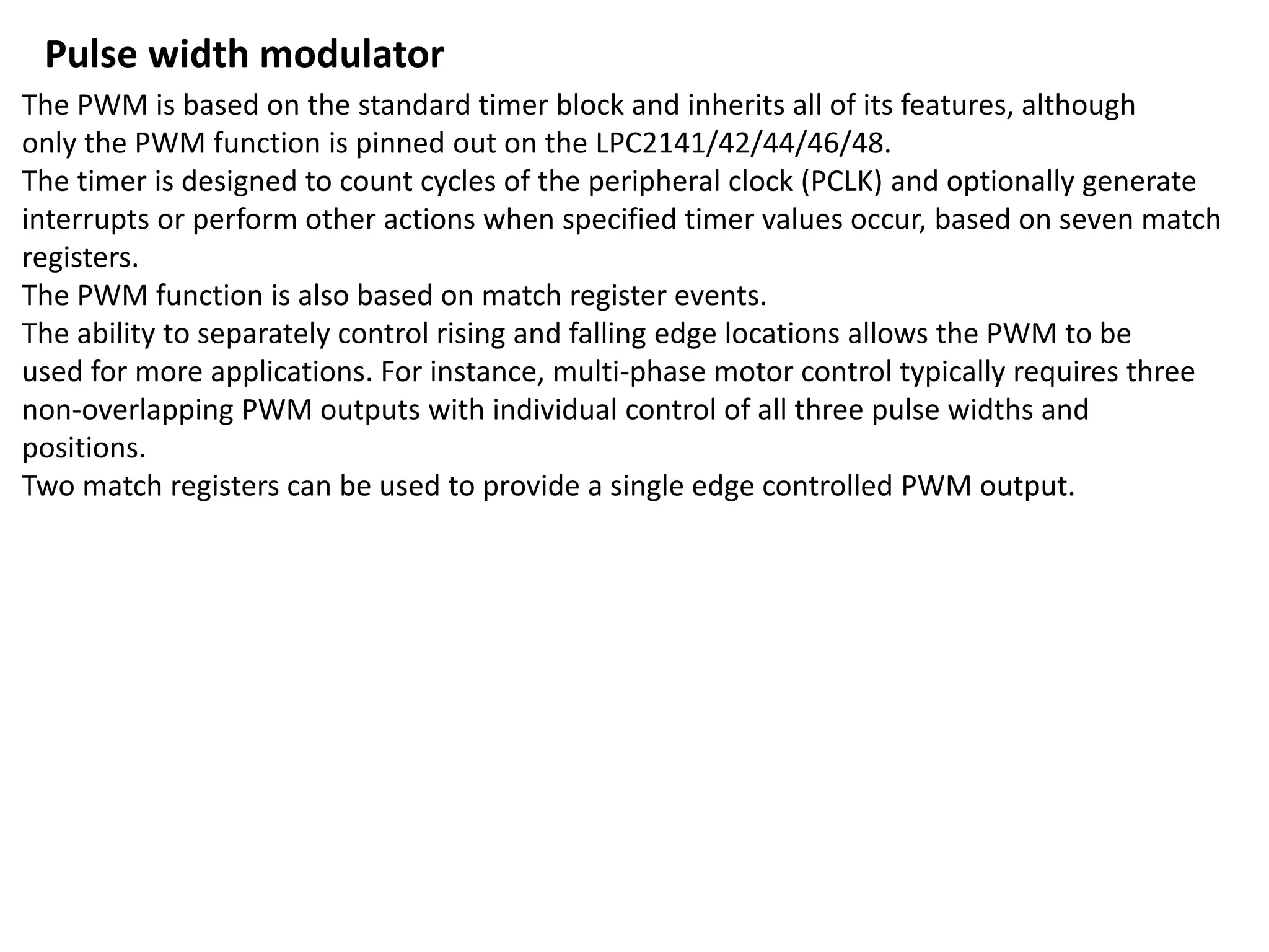 Unit II Study of Onchip Peripherals | PDF