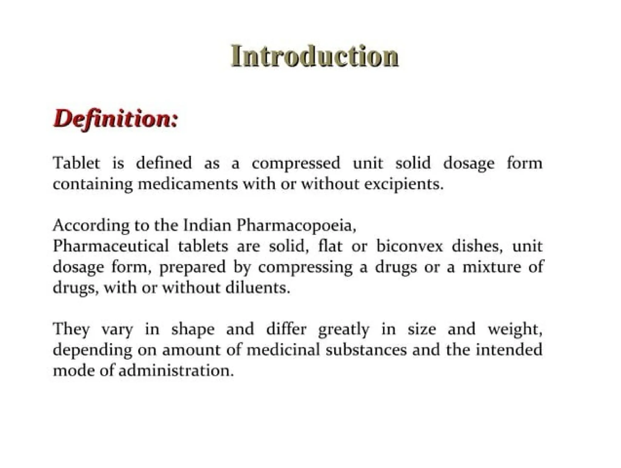 Unit- 2 Tablet industrial pharmacy. pdf. | PPTX
