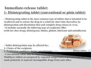 Unit- 2 Tablet industrial pharmacy. pdf. | PPTX