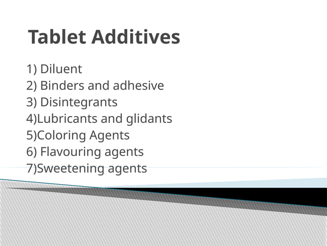 Unit- 2 Tablet industrial pharmacy. pdf. | PPTX | Chemistry | Science