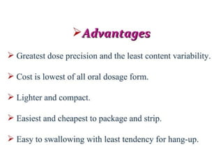 Unit- 2 Tablet industrial pharmacy. pdf. | PPTX