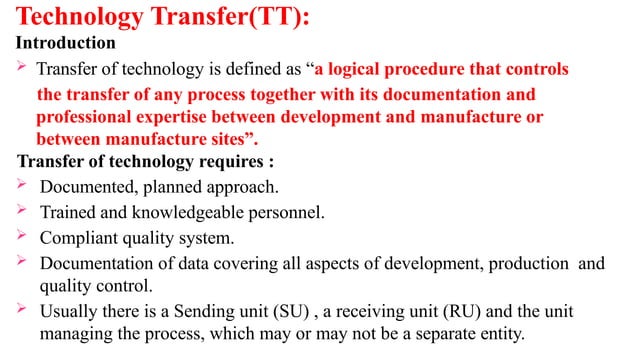 UNIT II Technology development and transfer.pptx