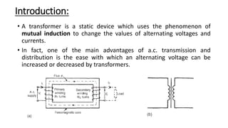 Unit II TRANSFORMER.pdf about transformers | PPT