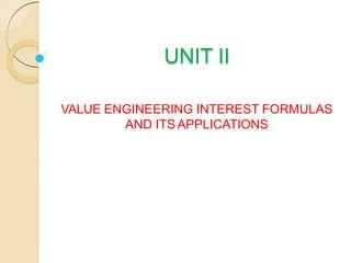 Unit ii value engineering | PPT