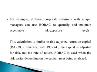Wealth Management and risk adjusted calculations .pptx