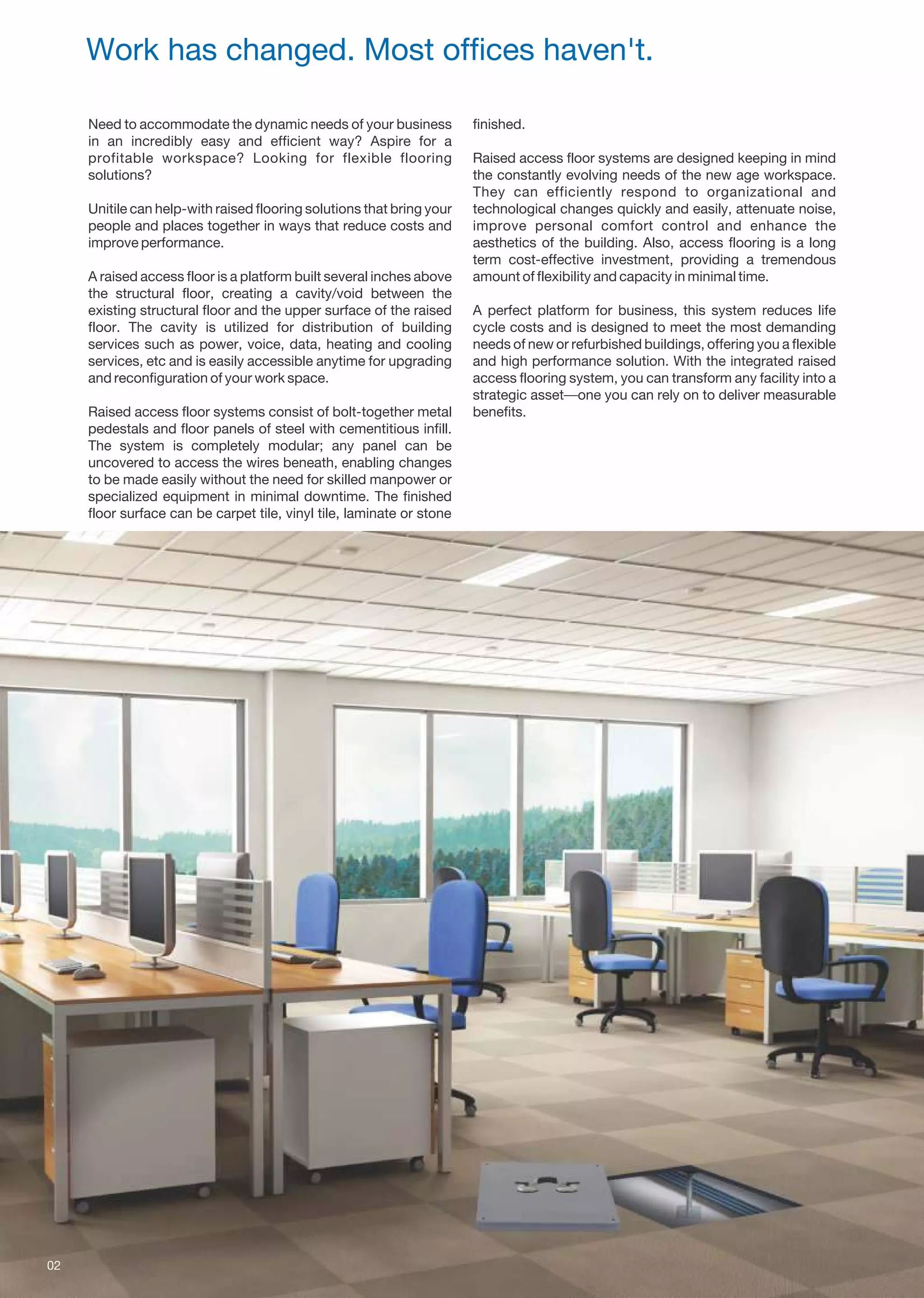 Elevate Your Server Room Efficiency with Unitile India's Raised Access Flooring | PDF