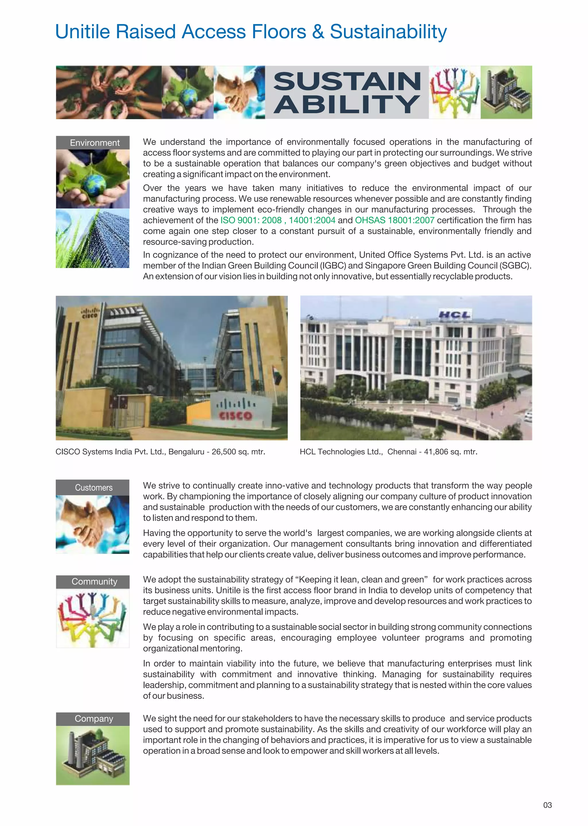 Elevate Your Server Room Efficiency with Unitile India's Raised Access Flooring | PDF