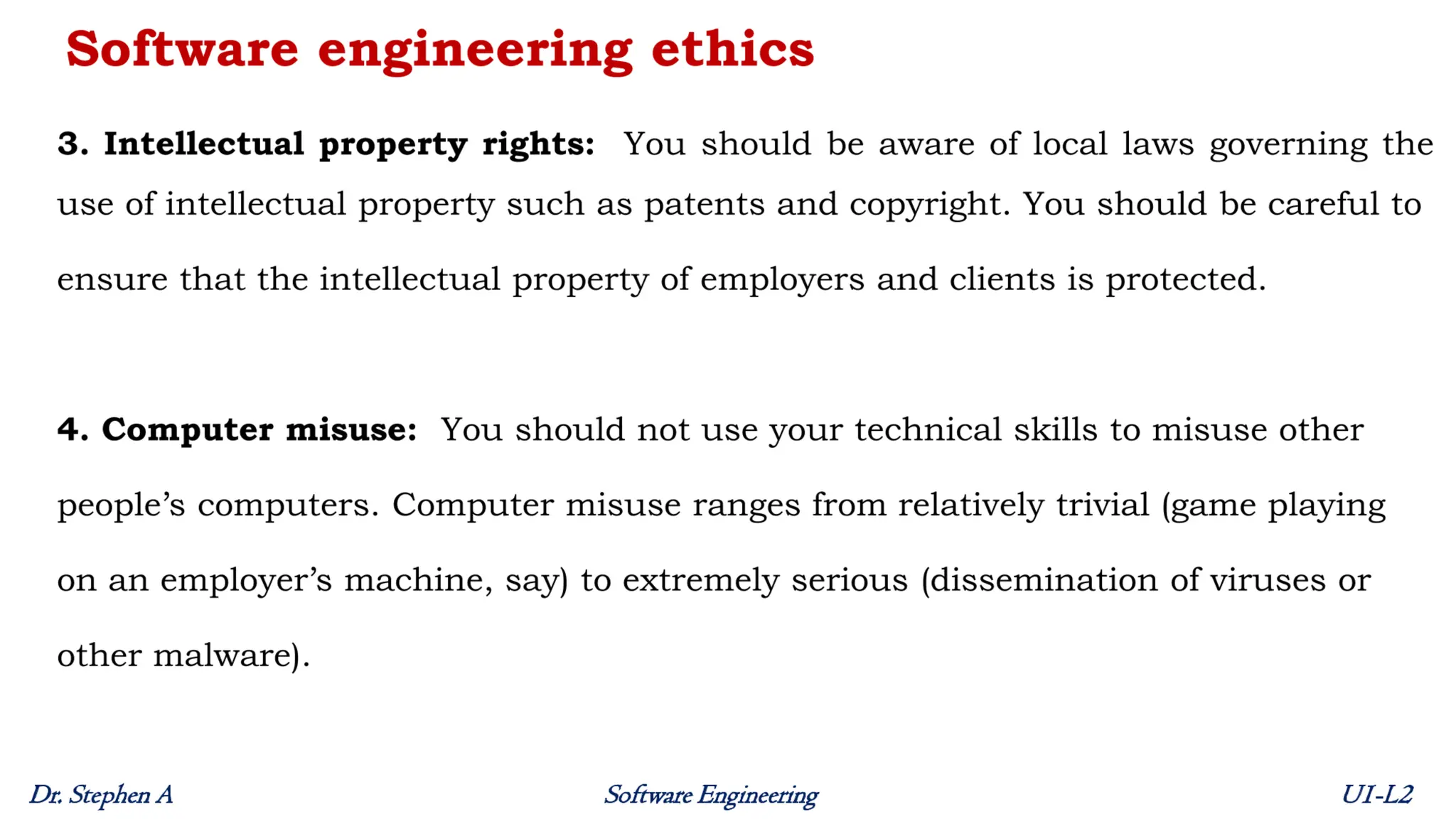 unit I lecture 2 - Software Engineering Ethics - Software Process.pdf