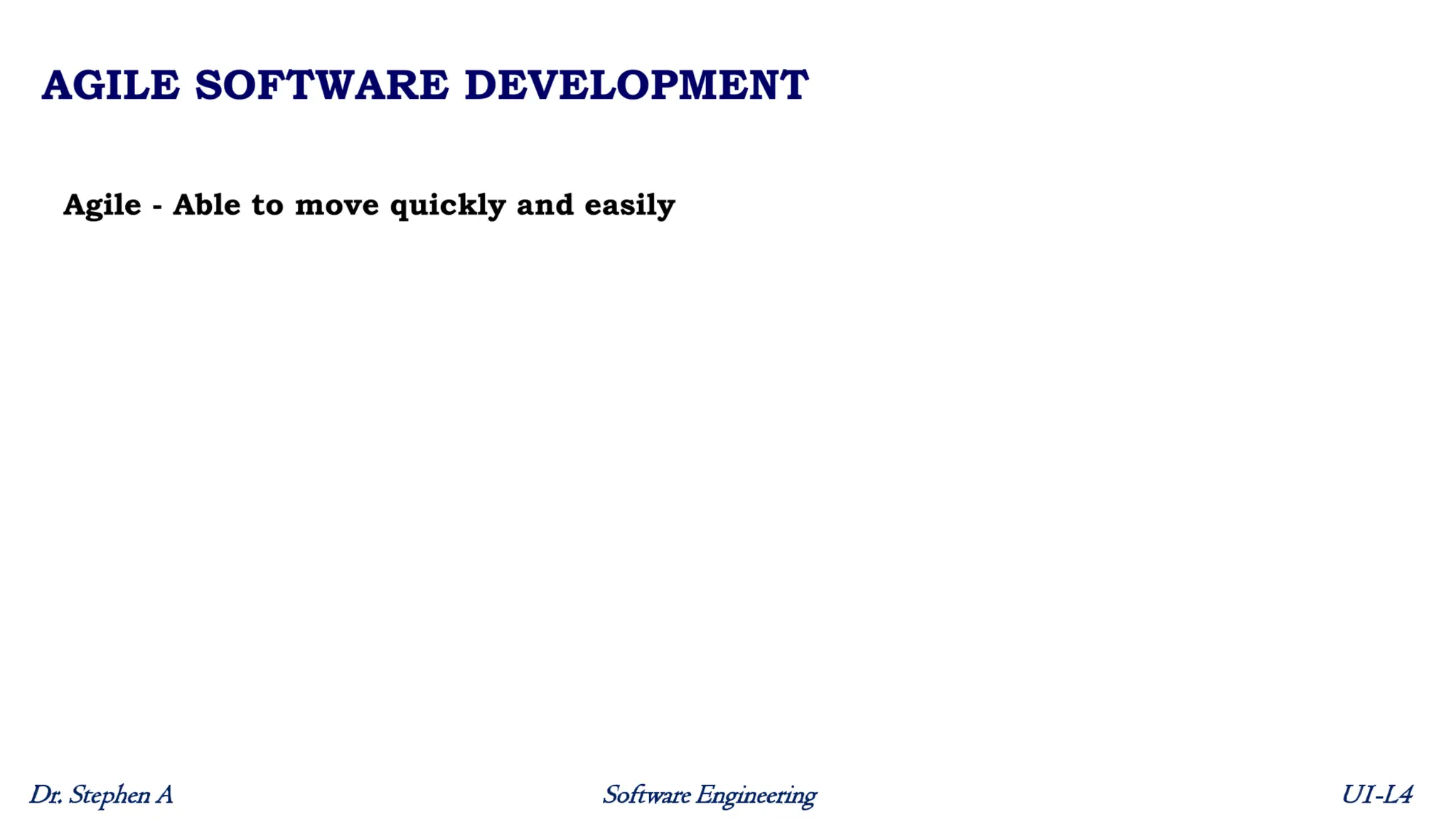unit I lecture 4 - AGILE DEVELOPMENT AND PLAN-DRIVEN.pdf