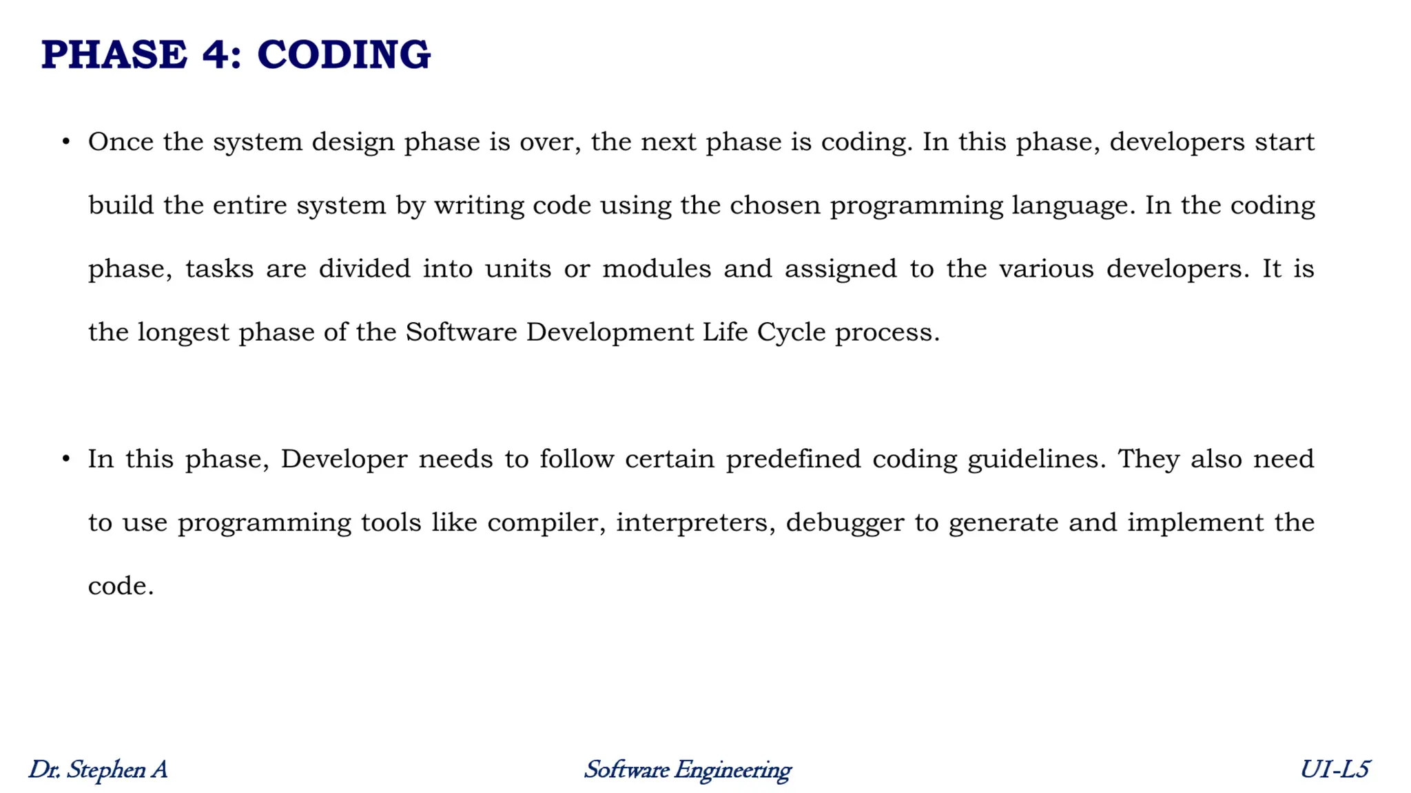 unit I lecture 5 - Software Development Life Cycle.pdf