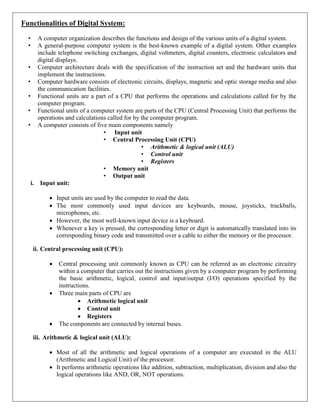 CS304PC:Computer Organization and Architecture UNIT I.pdf