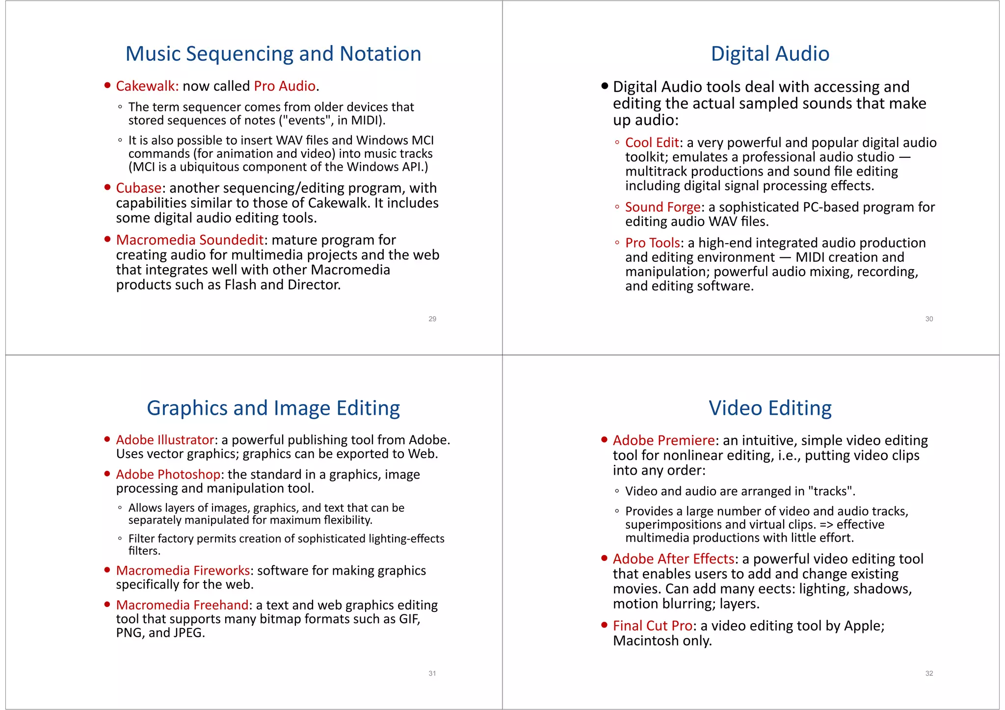 Unit i mm_chap1_introduction to multimedia | PDF