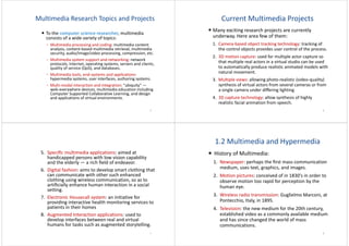 Unit i mm_chap1_introduction to multimedia | PDF