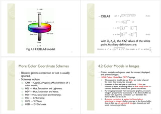 Unit i mm_chap4_color in image and video | PPT