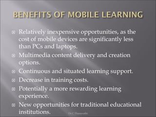Unit I Mobile Learning | PDF