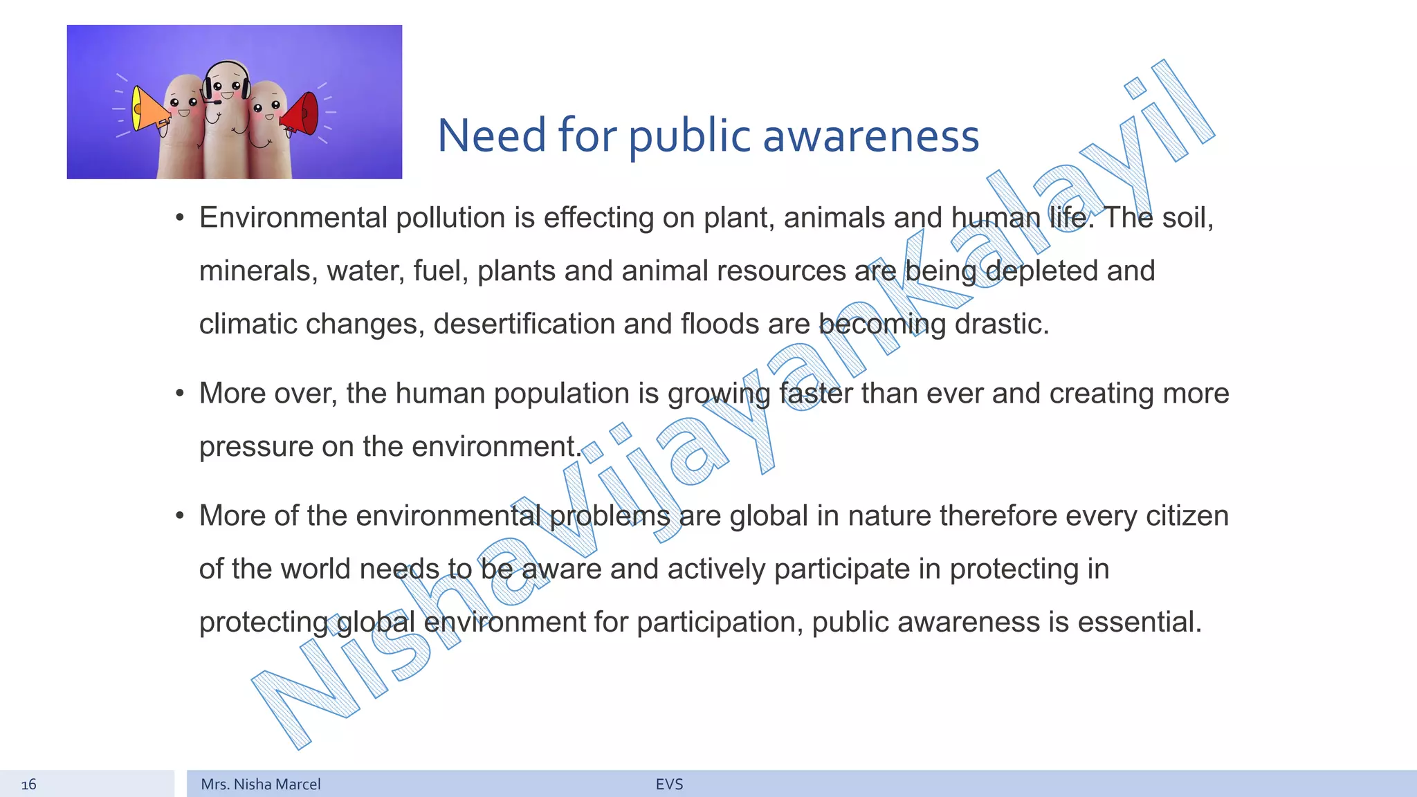 MULTIDISCIPLINARY NATURE OF ENVIRONMENT | PDF