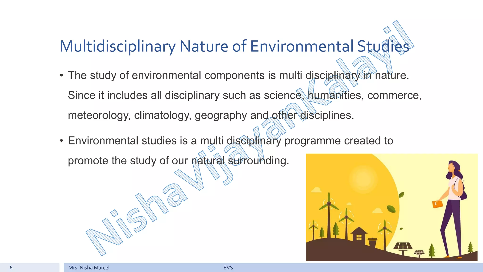 MULTIDISCIPLINARY NATURE OF ENVIRONMENT | PDF