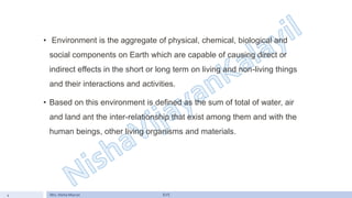 MULTIDISCIPLINARY NATURE OF ENVIRONMENT | PDF