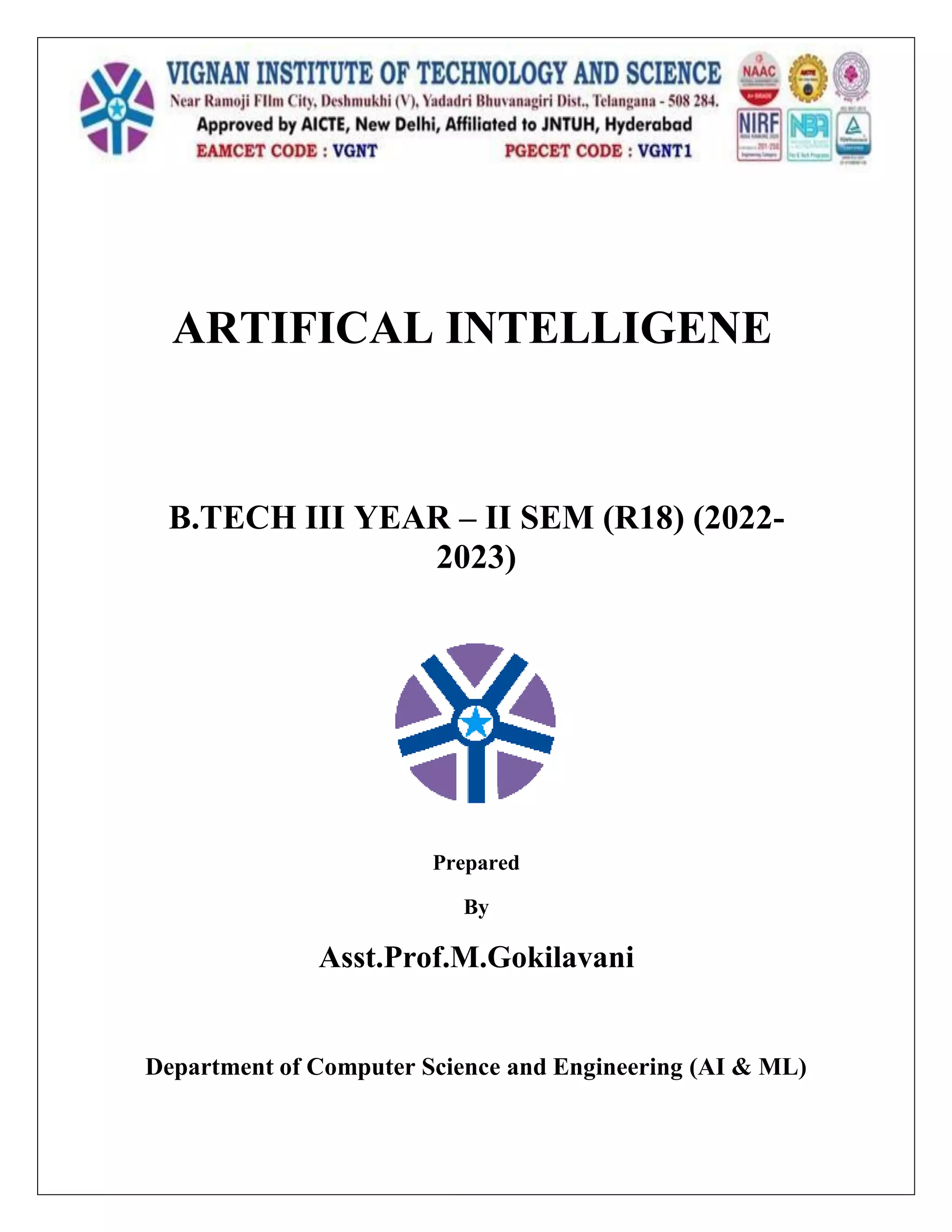 AI_Unit I notes .pdf
