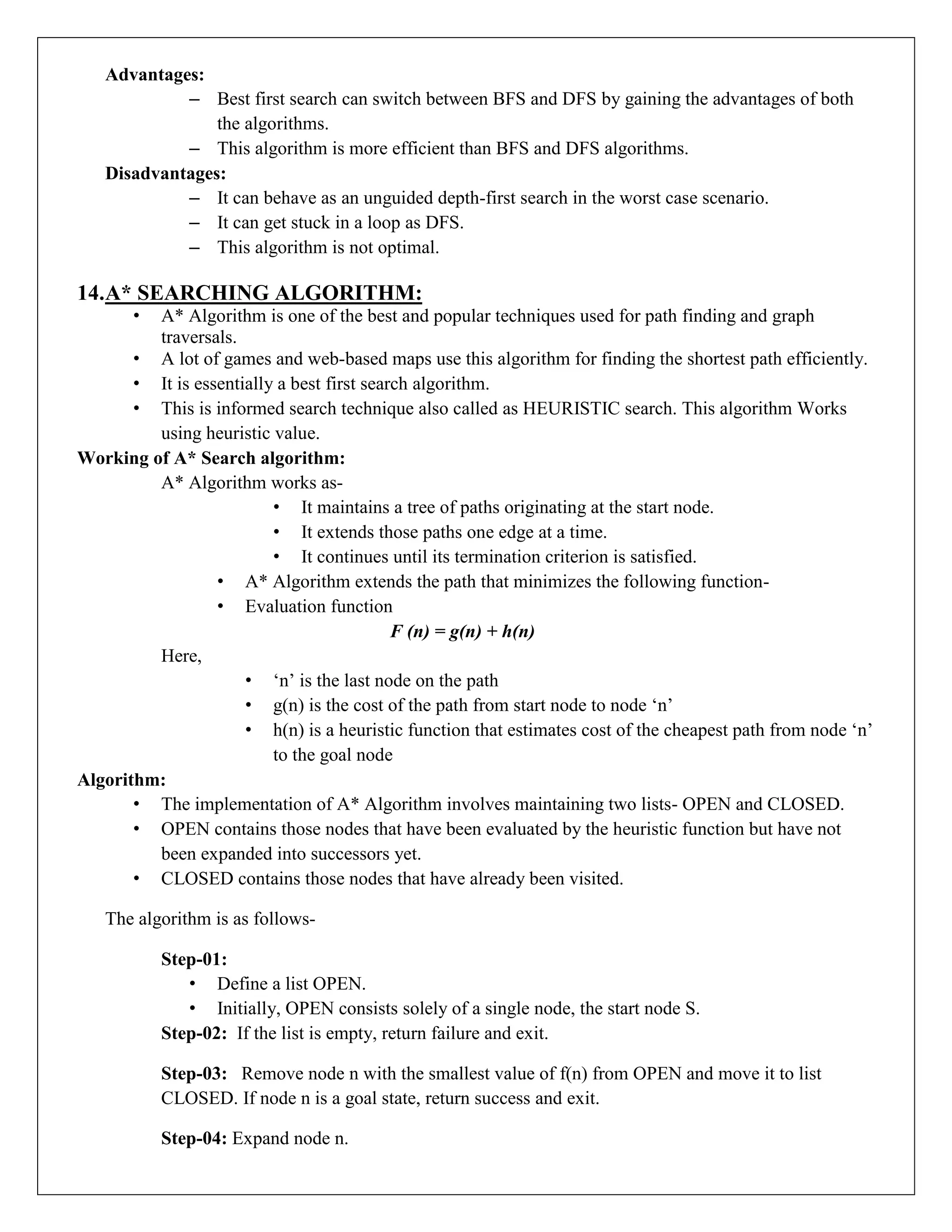 AI_Unit I notes .pdf