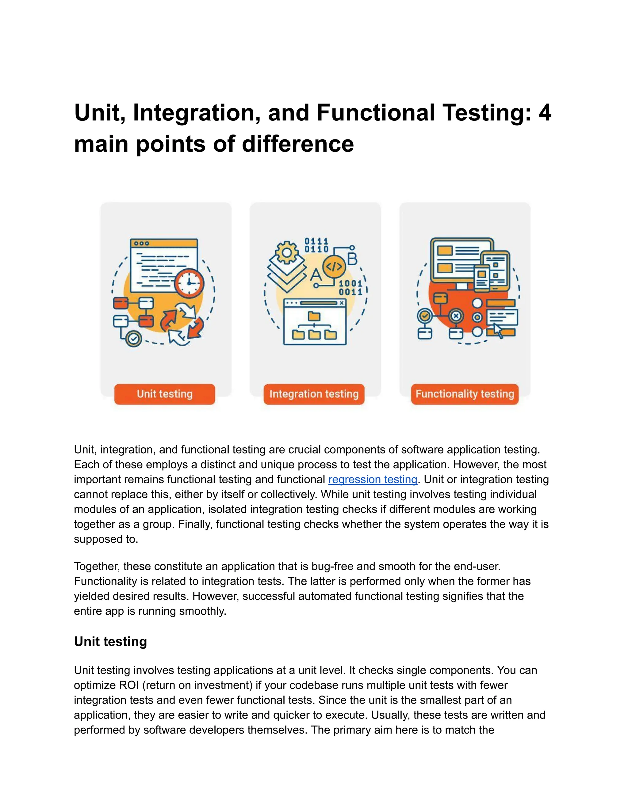 Unit, Integration, and Functional Testing_ 4 main points of difference.pdf