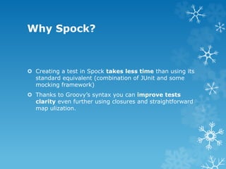 Unit/Integration Testing using Spock | PPT