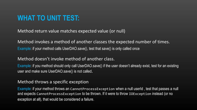 Intro To Unit and integration Testing | PPTX