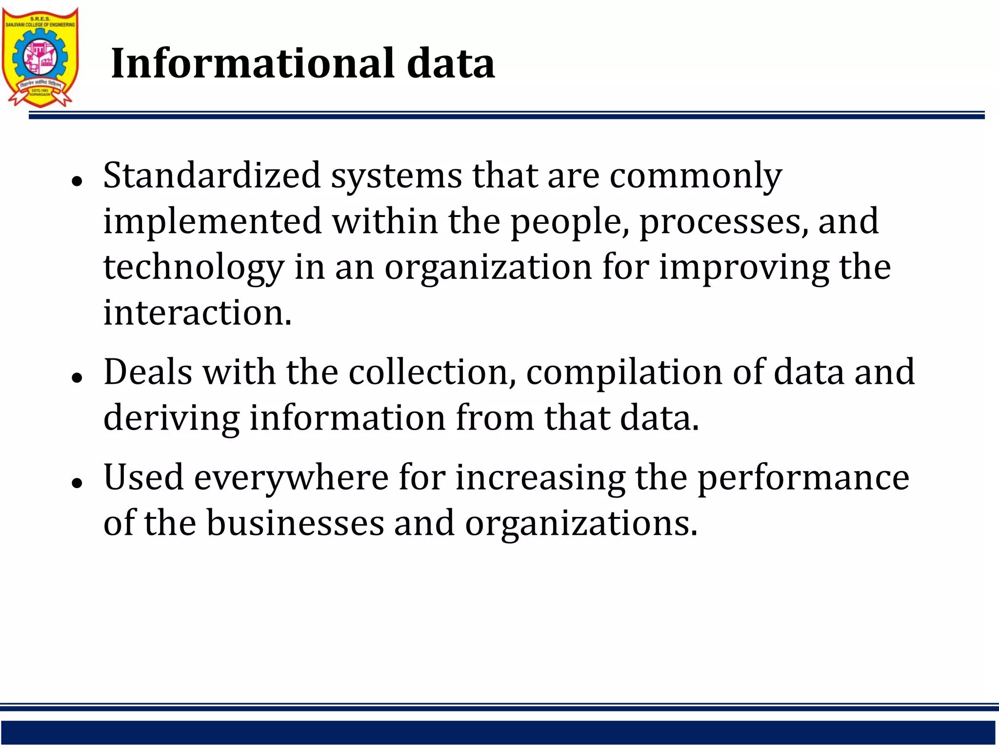 Unit I Operational data Informational data.pdf
