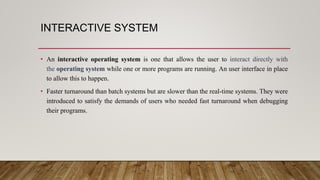 Operating System Unit 1 | PPTX