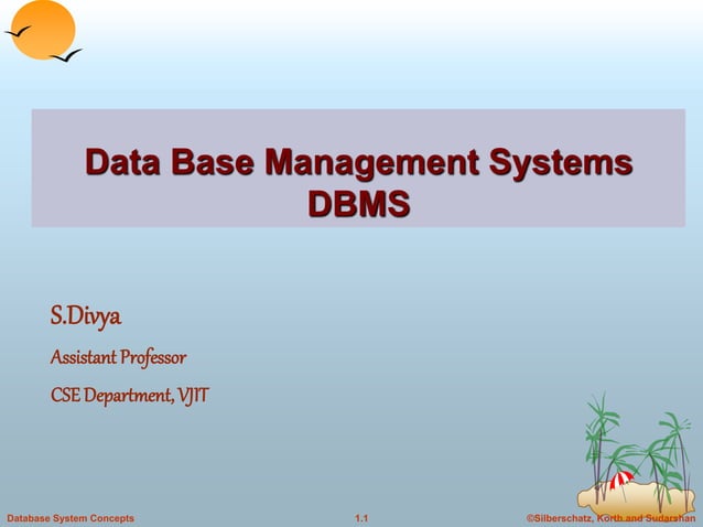 Introduction to Database System Concepts | PPT