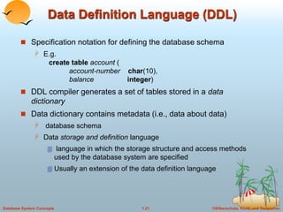 Introduction to Database System Concepts | PPT