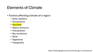 Climatology Architecture B.Arch Students Basics of Climo | PDF