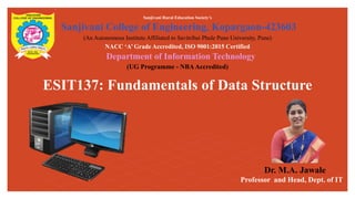 Fundamentals of Data Structure_Unit I.pptx