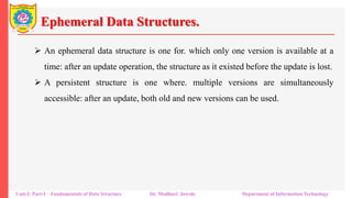 Fundamentals of Data Structure_Unit I.pptx