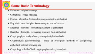 Unit I Part II.pdf : Security Fundamentals | PDF