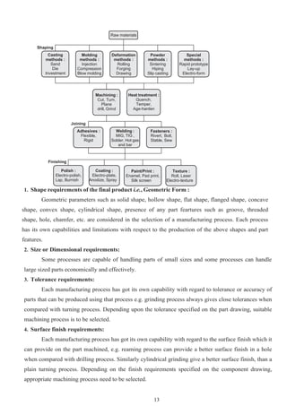 Process Planning and cost Estimation (Regulation 2021) | PDF