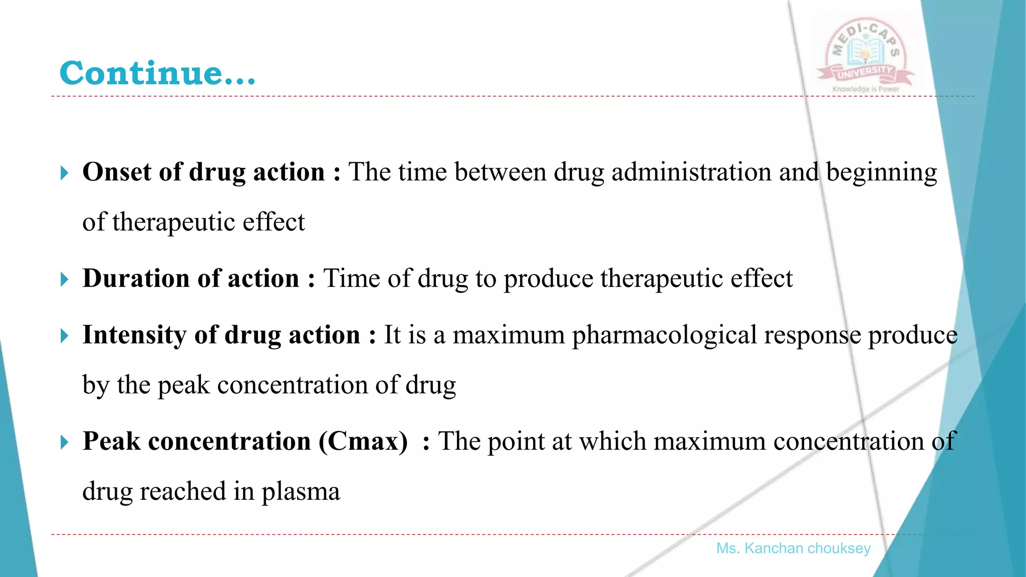 Introduction to general Pharmacology | PPTX