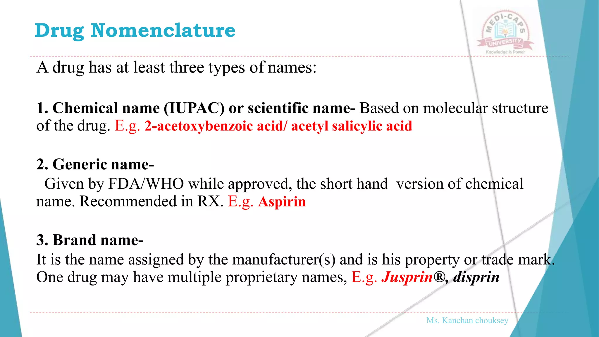 Introduction to general Pharmacology | PPTX