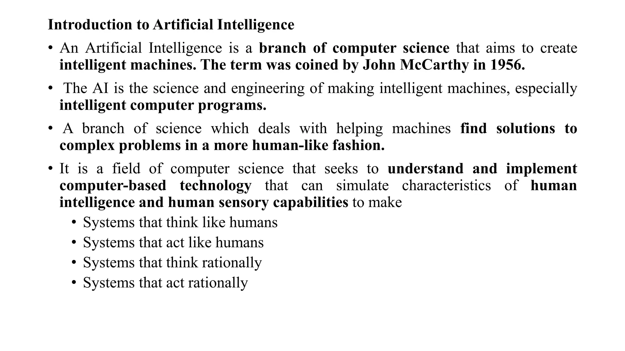 CS 3491 Artificial Intelligence and Machine Learning Unit I Problem Solving | PPTX | Artificial ...