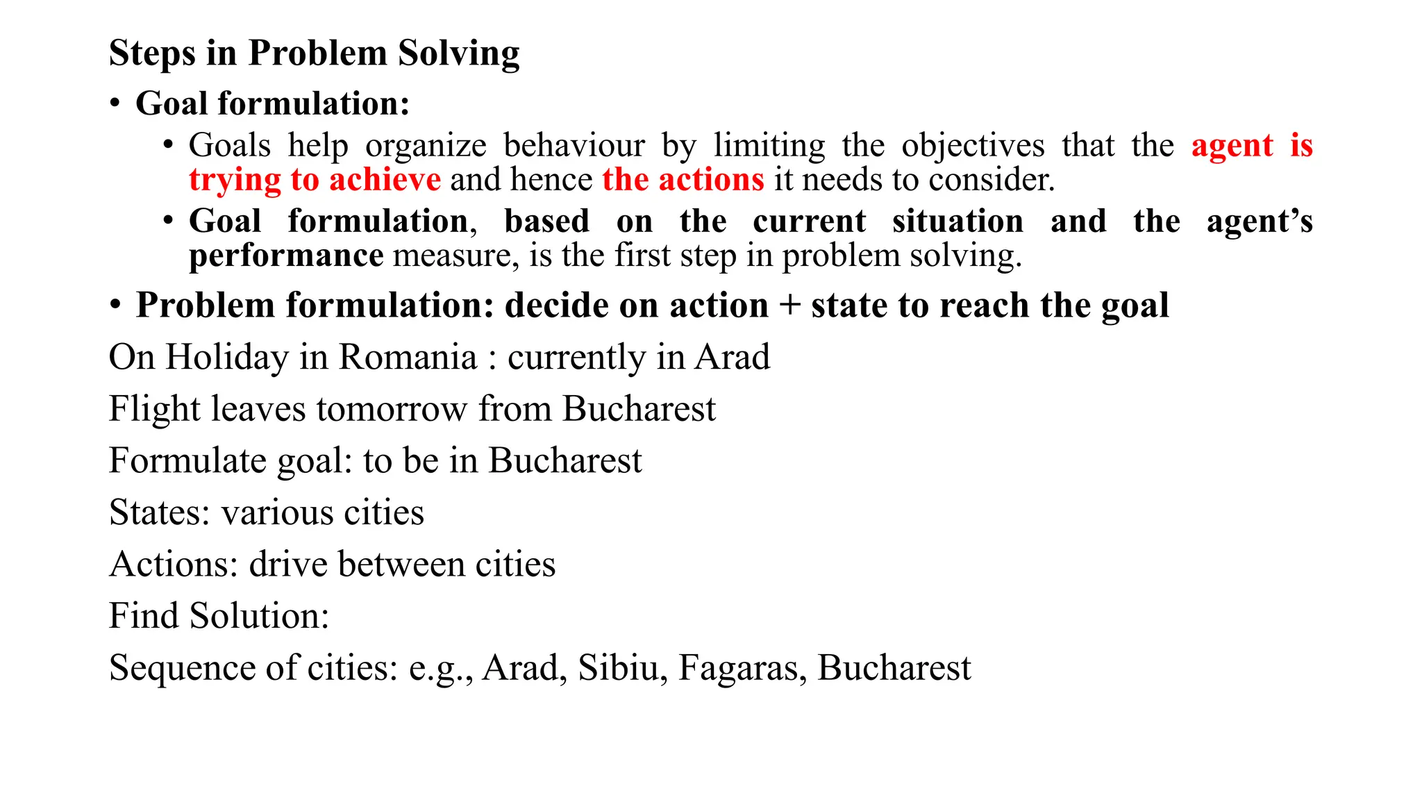CS 3491 Artificial Intelligence and Machine Learning Unit I Problem Solving | PPTX | Artificial ...