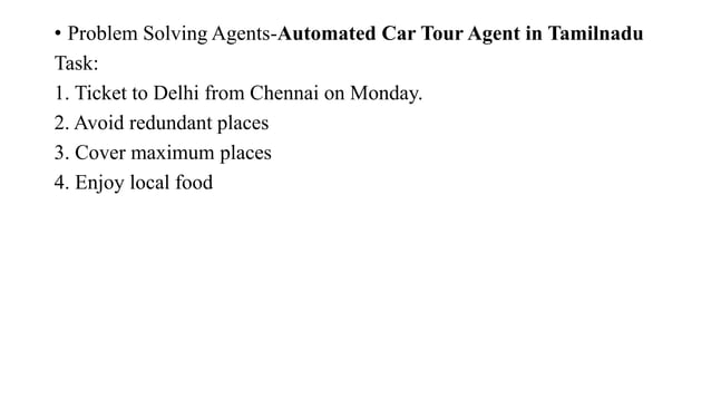 CS 3491 Artificial Intelligence and Machine Learning Unit I Problem Solving | PPTX | Artificial ...