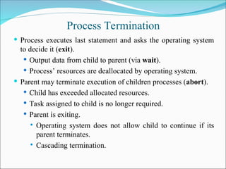 UNIT I Process management main concept.ppt