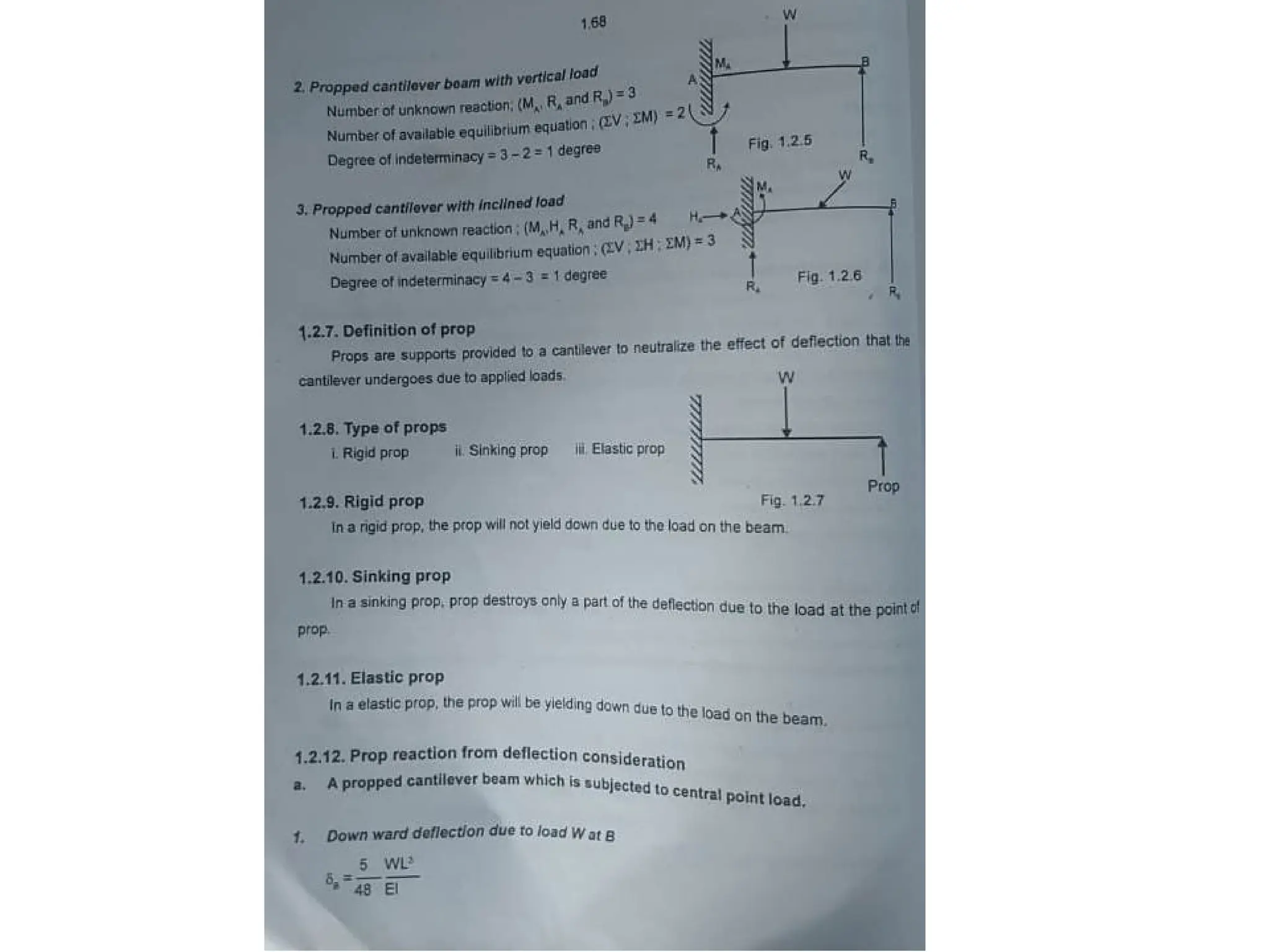 Propped cantilever beams theorem and theory | PPTX