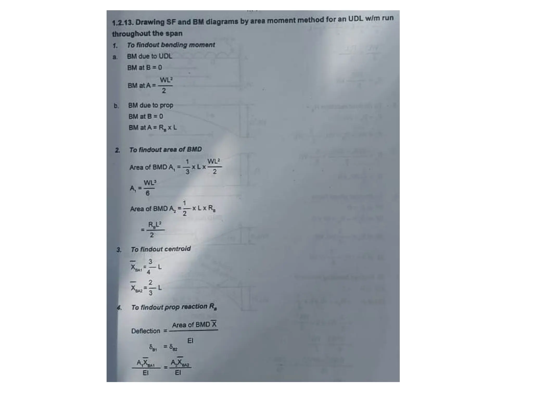 Propped cantilever beams theorem and theory | PPTX