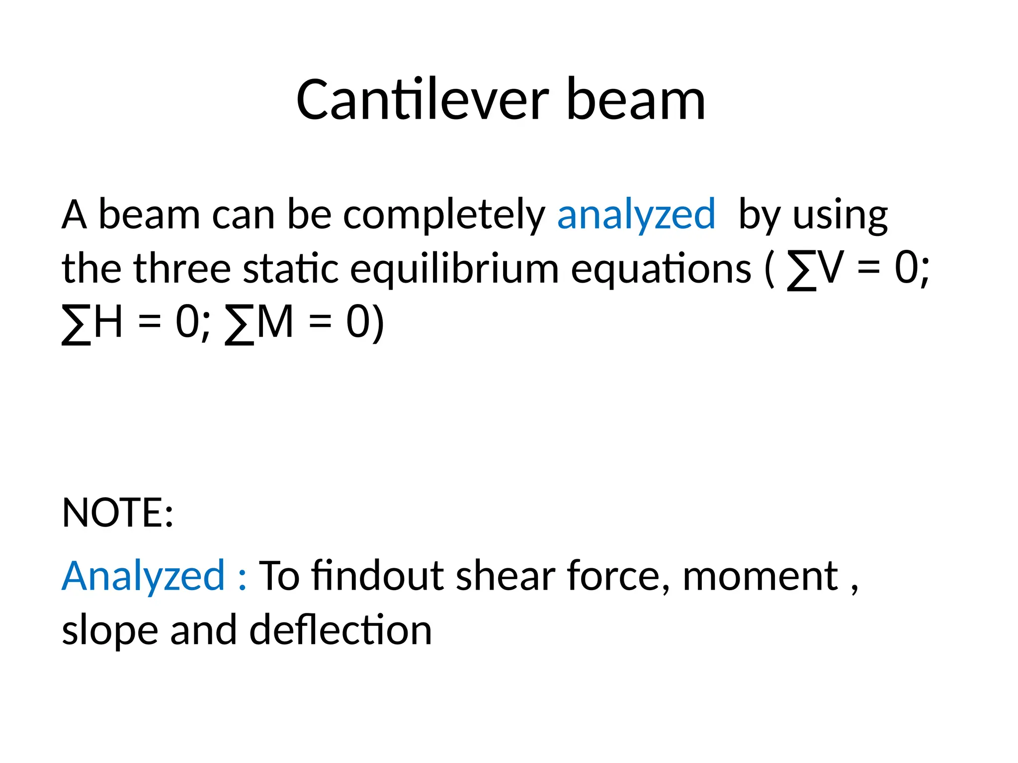 Propped cantilever beams theorem and theory | PPTX